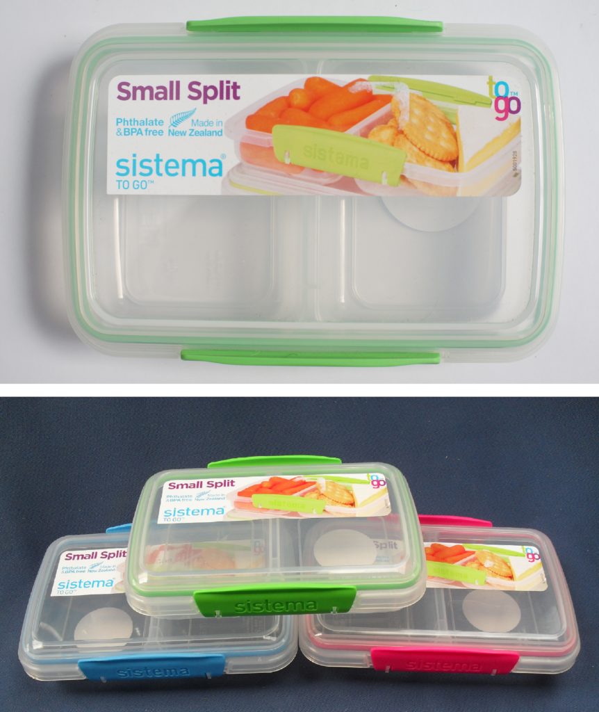 Sistema To Go – Small Split Style Sandwich Plastic Box – 350ml ...